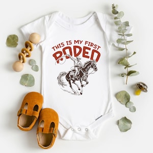 This is My First Rodeo Toddler Shirt - Cute Western Birthday Shirt for ...