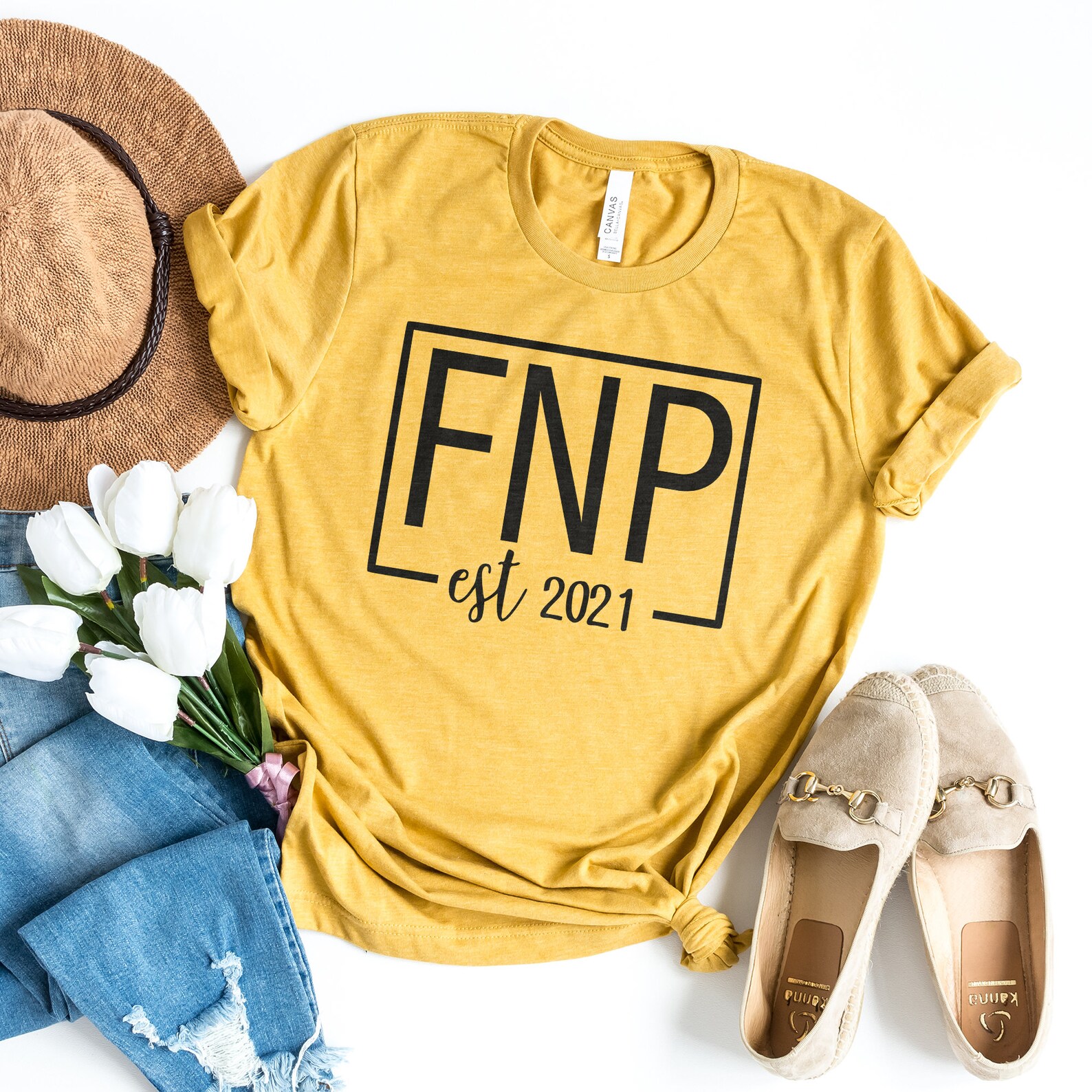 Custom FNP Nurse Shirt FNP Family Nurse Practitioner Est | Etsy