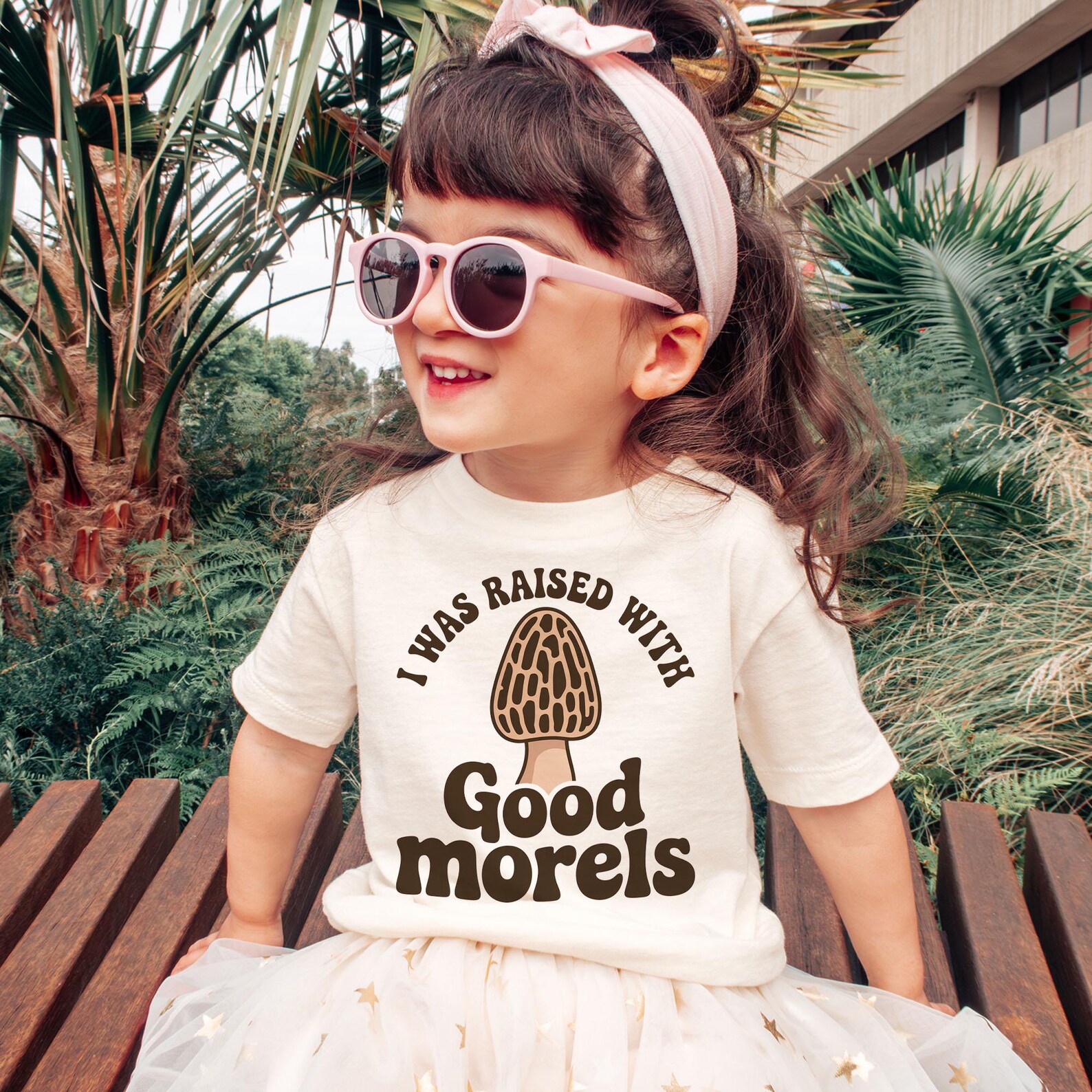 Retro Mushroom I Was Raised With Good Morels Shirt - Cute Funny Puns ...
