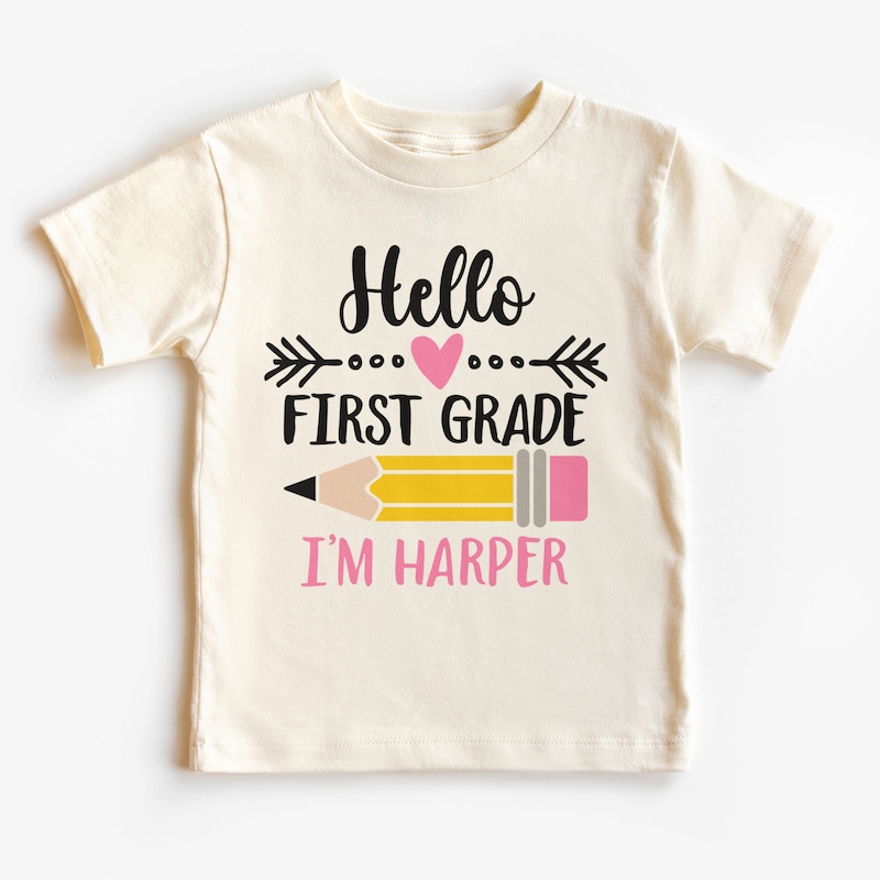 Hello First Grade Svg - Etsy