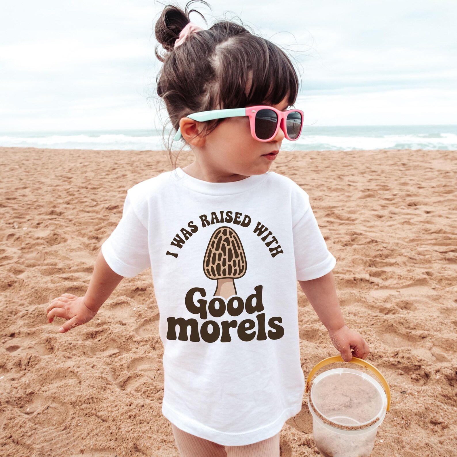 Retro Mushroom I Was Raised With Good Morels Shirt - Cute Funny Puns ...