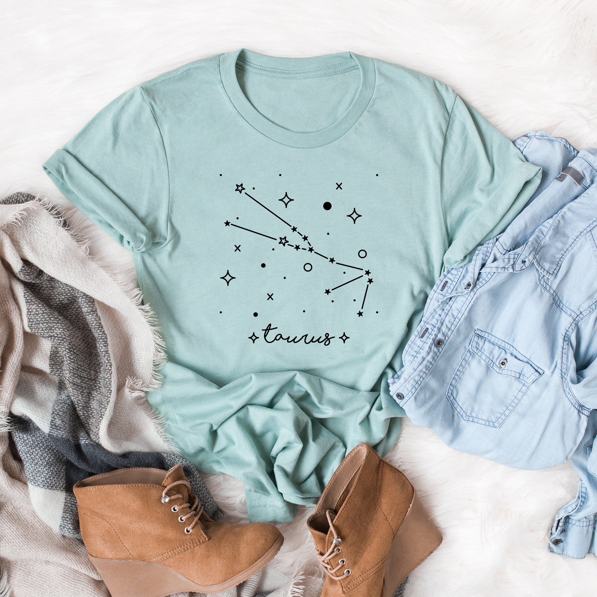 Astrology Clothing Taurus Star Constellation Zodiac Symbol | Etsy