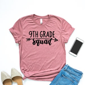 Ninth Grade Teacher Shirt 9th Grade Squad High School Gift - Etsy