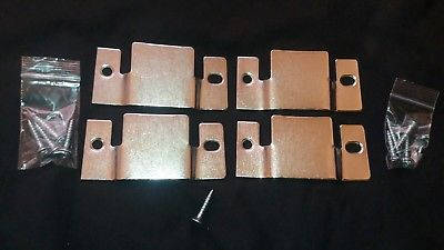 4 X Extra Strong Metal Heavy Duty Interlocking Headboard Wall Bracket ...