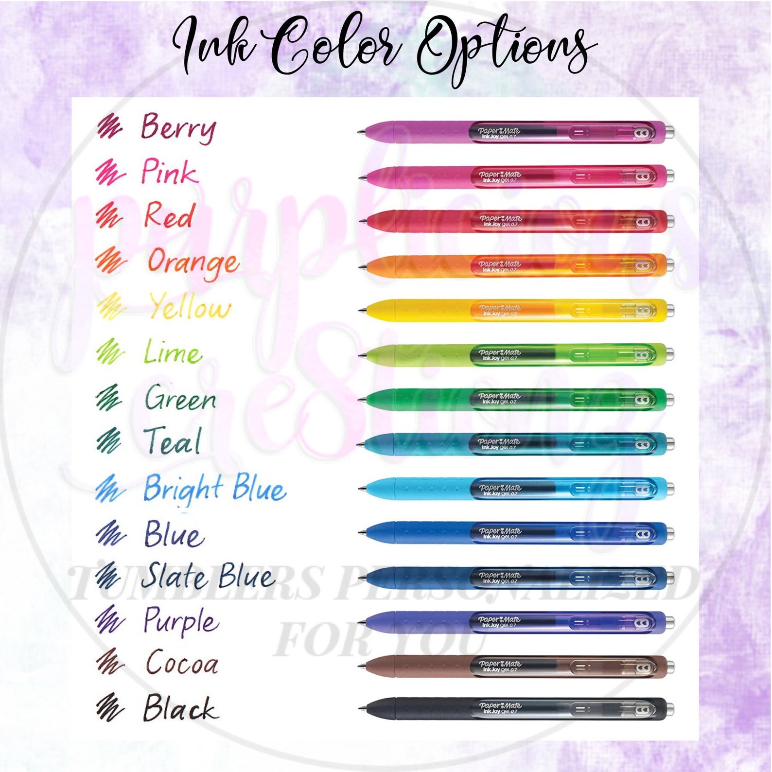 Pastel CRAYON Glitter Pen Inkjoy Glitter Pen Refillable - Etsy