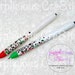 Candy Cane CONFETTI Glitter Pen || Inkjoy Glitter Pen || Refillable Gel ...