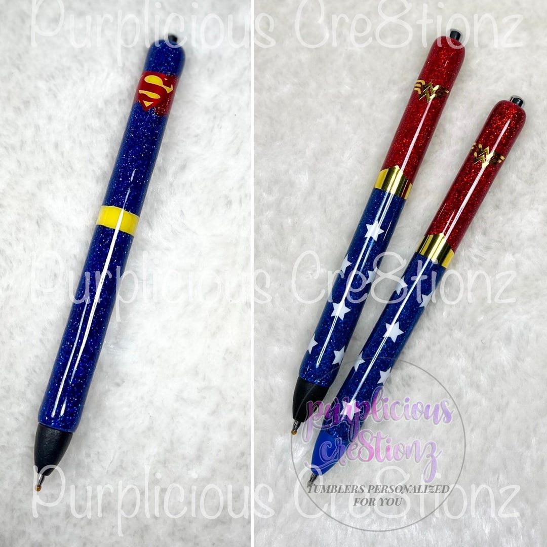 Cartoon Character Inspired Various Inkjoy Glitter Pen Refillable Gel ...