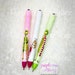 Candy Cane Stick Glitter Pen | Personalized Custom Gifts - Etsy