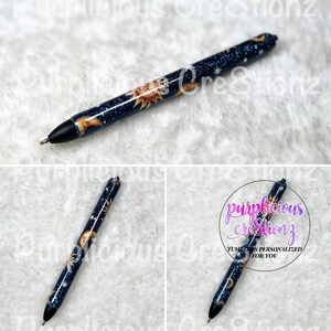 SUN MOON STARS Glitter Pen Custom || Inkjoy Glitter Pen || Refillable ...