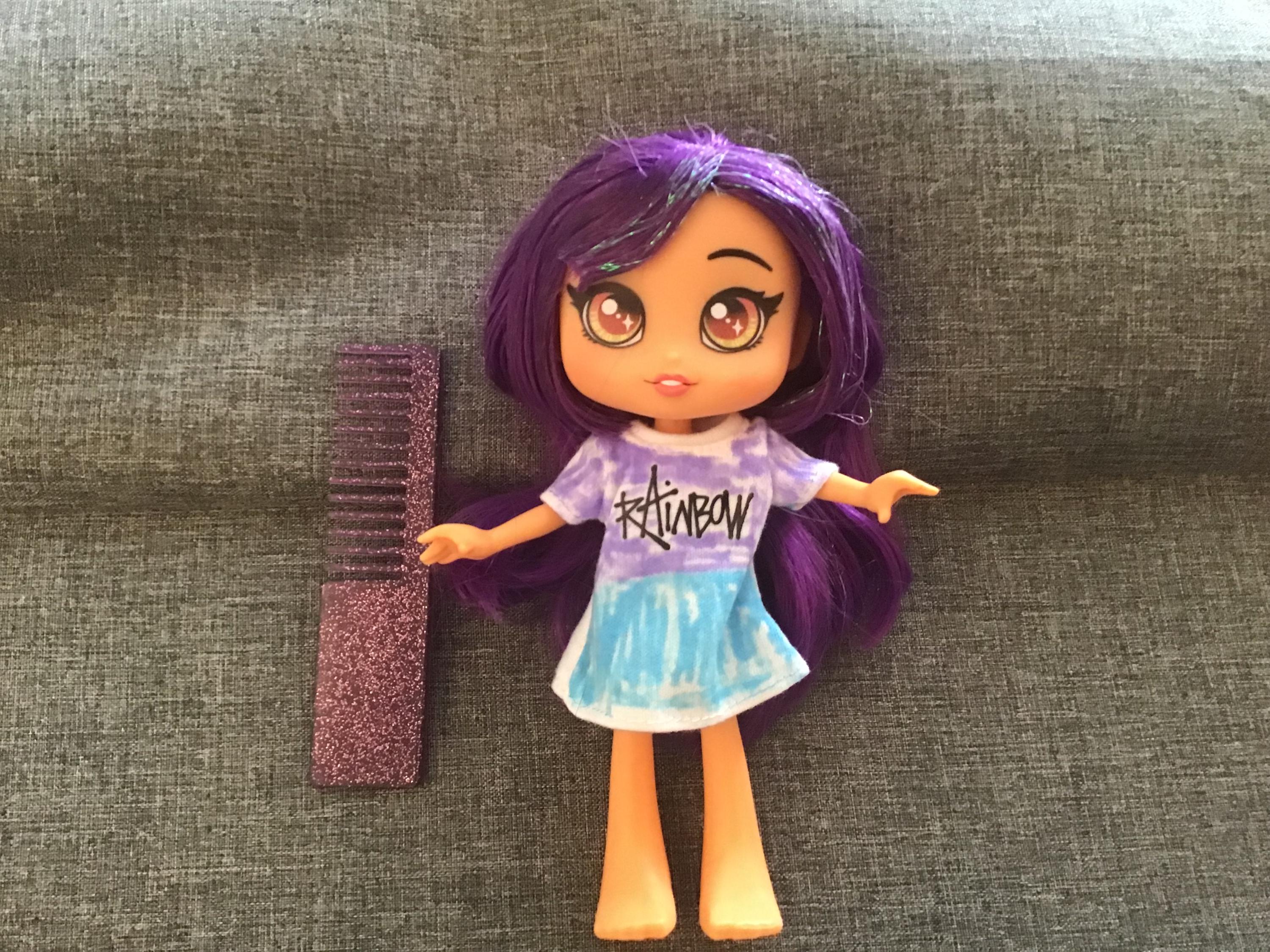 Aphmau Fashion Doll Sparkle Edition. Preowned Purple Sparkle Hair ...