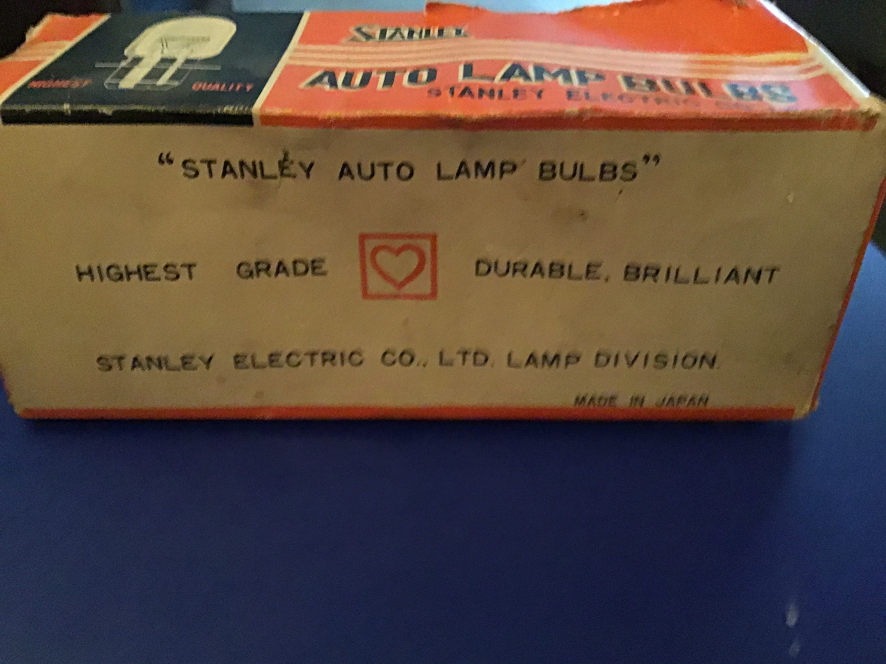 Vintage Stanley 6 Volt Auto Lamp Bulbs - Box of 10 - Made in Japan - Etsy
