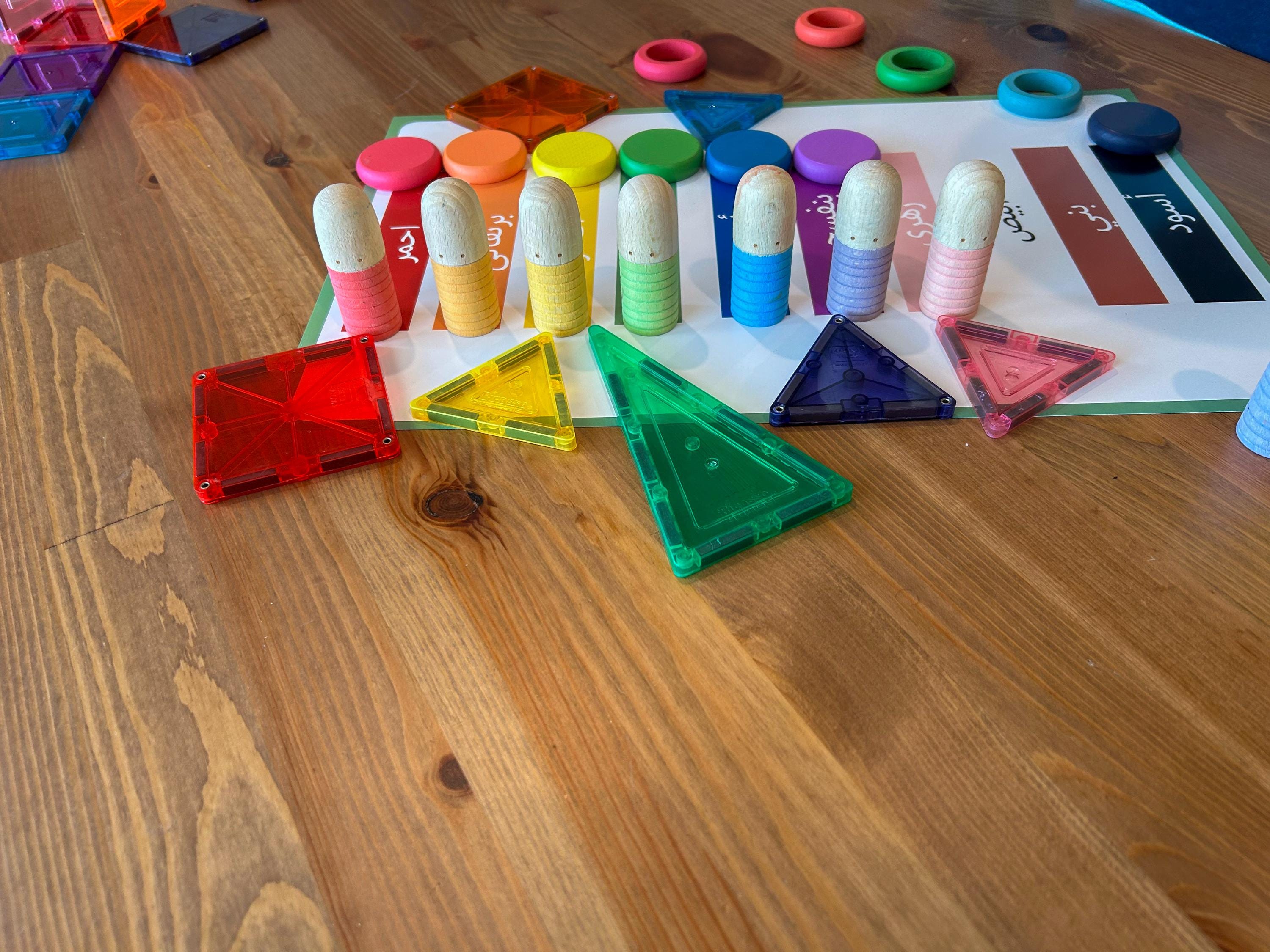 Arabic Colors Educational Poster for Children I 11 X17 Inch Poster - Etsy