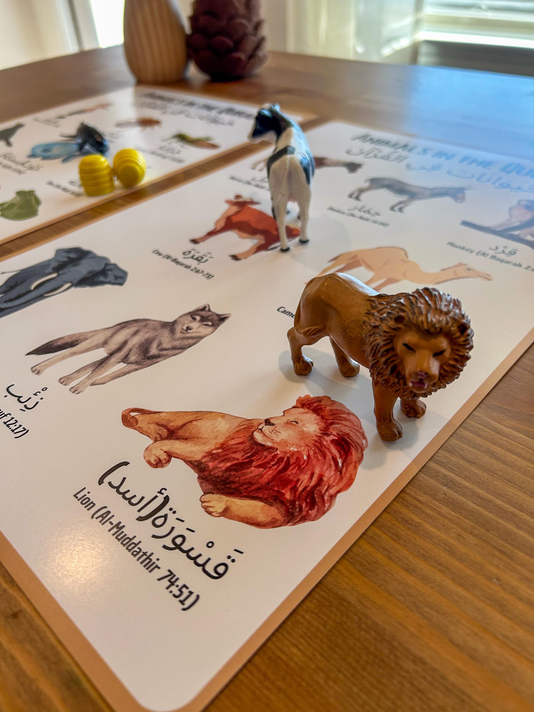 Animals in the Quran Poster Set in Arabic | Top Seller - Etsy