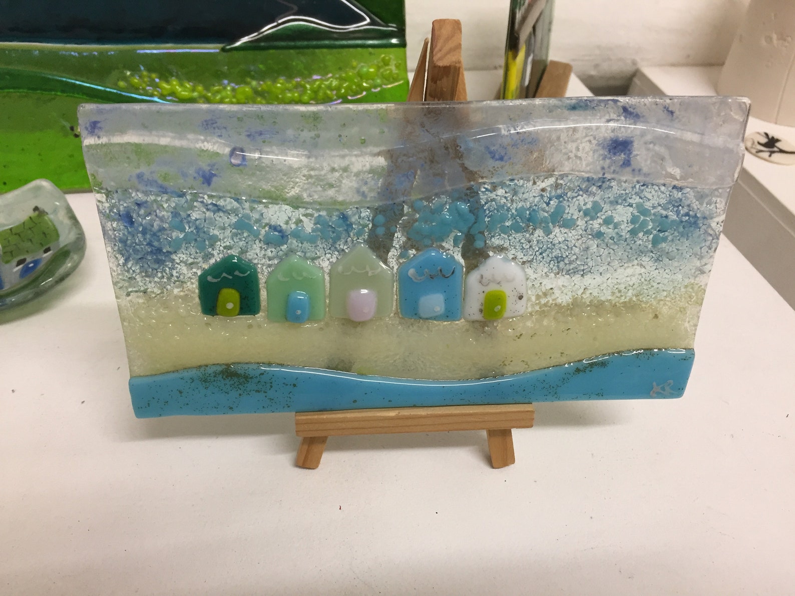 Fused Glass Seascapes Bowl - Etsy UK