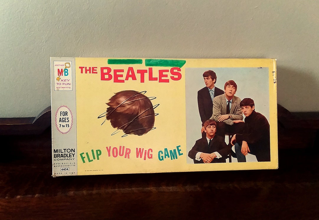 The Beatles Flip Your Wig Game 1964 Milton Bradley Complete, 1960's ...