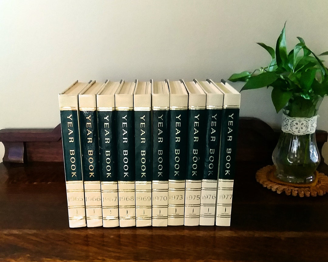 World Book Year Books 1965, 66, 67, 68, 69, 70, 72, 73, 75, 76, 77 ...