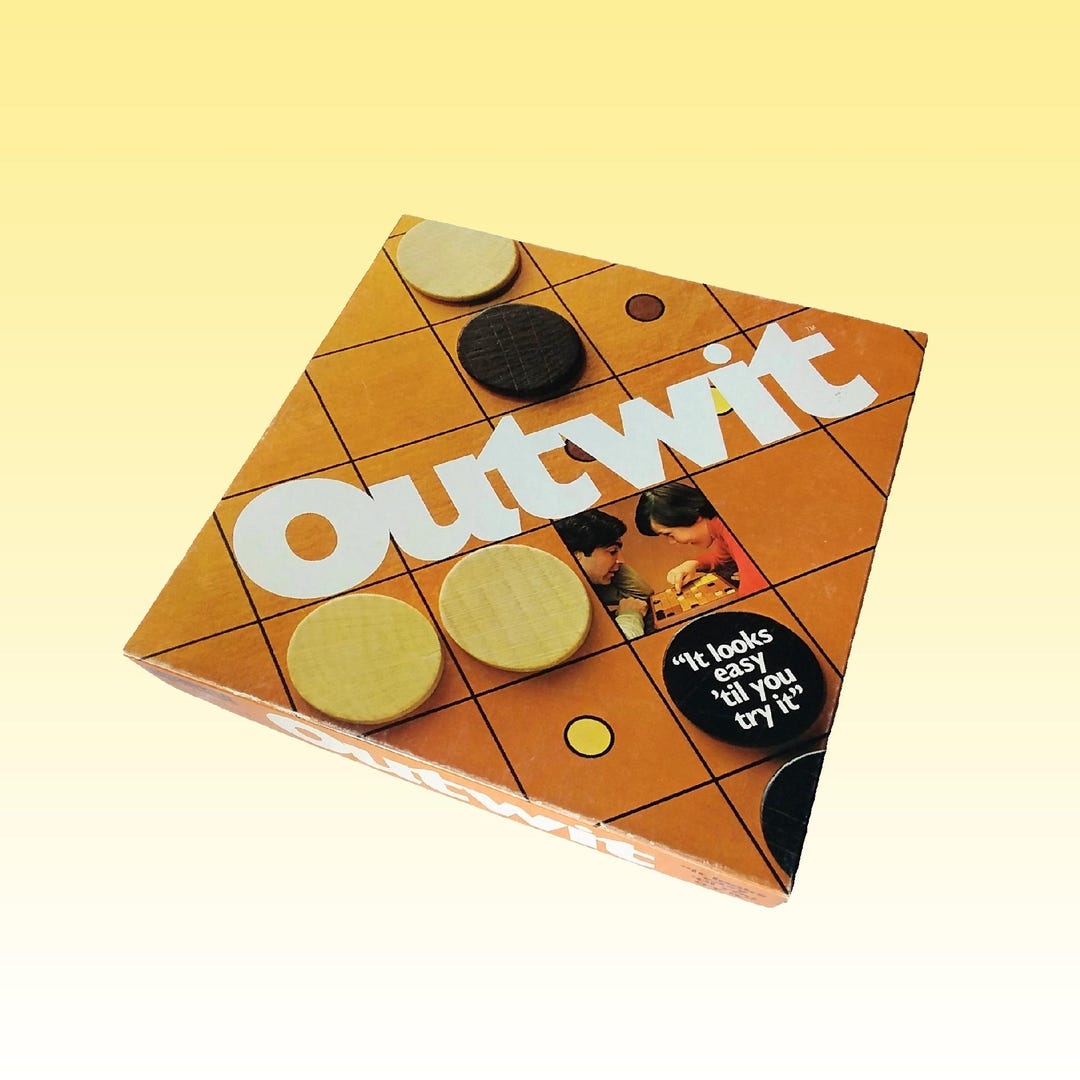 Outwit Game Parker Brothers 1978, Vintage Strategy Game, 1970's Board ...