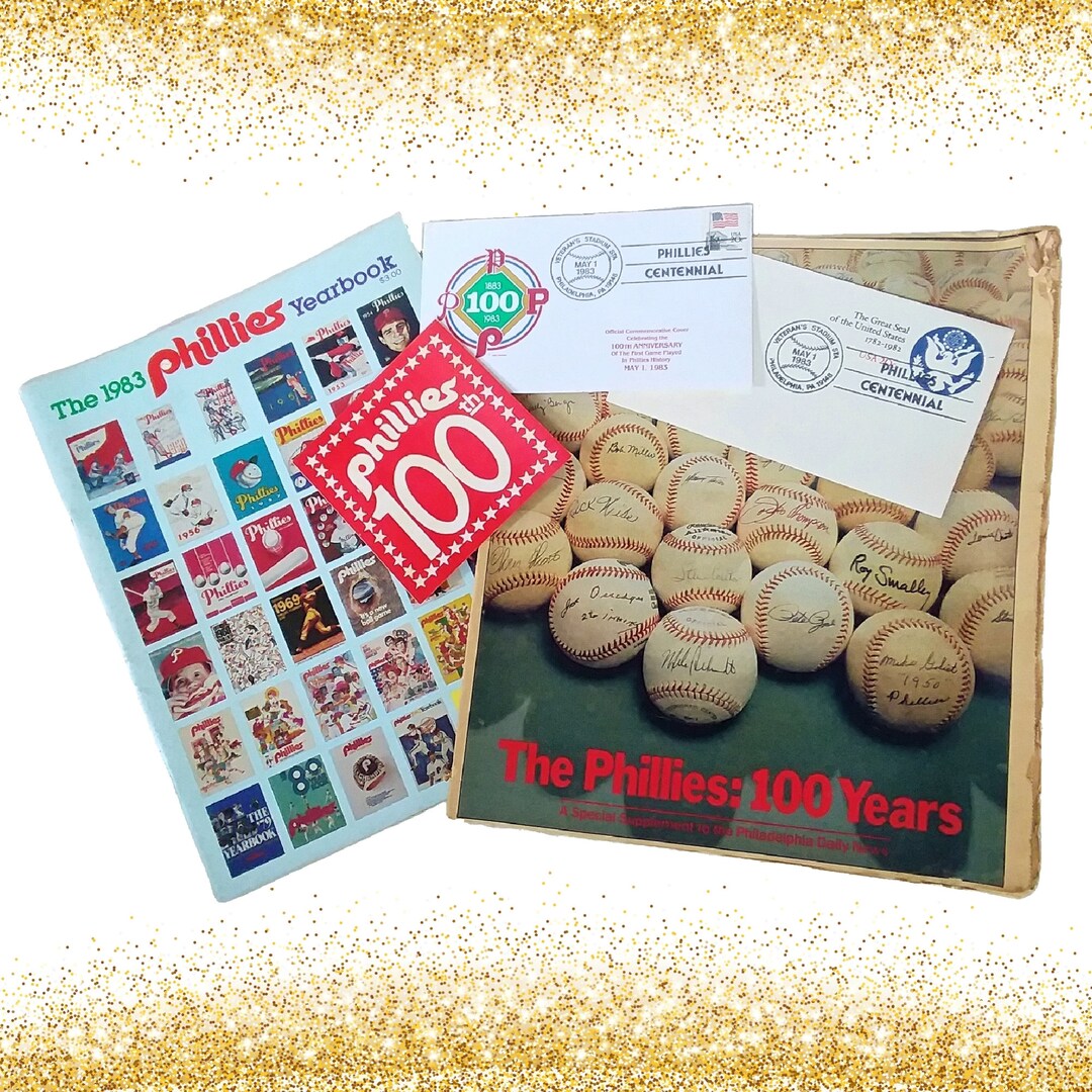 1983 Phillies Centennial Memorabilia - Yearbook, Philadelphia Daily ...