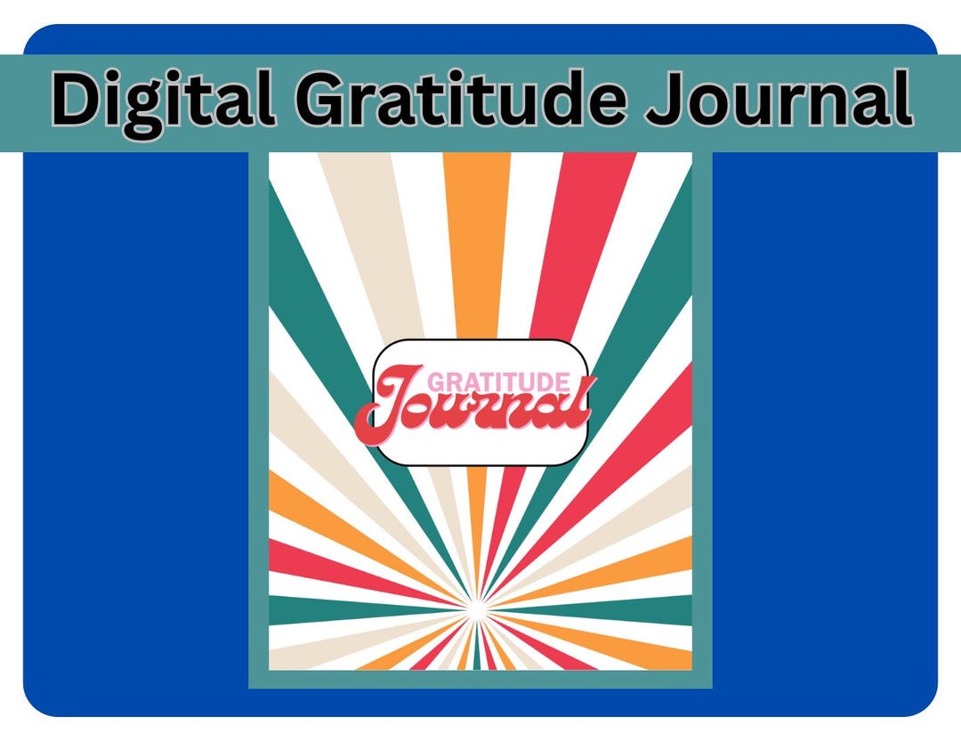 Gratitude Journal Printable | Daily Gratitude | Mindfulness Journal ...
