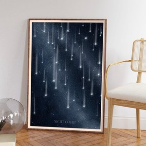 THE NIGHT COURT Poster, Sjm Inspired Print, A Court of Thorns and Roses ...