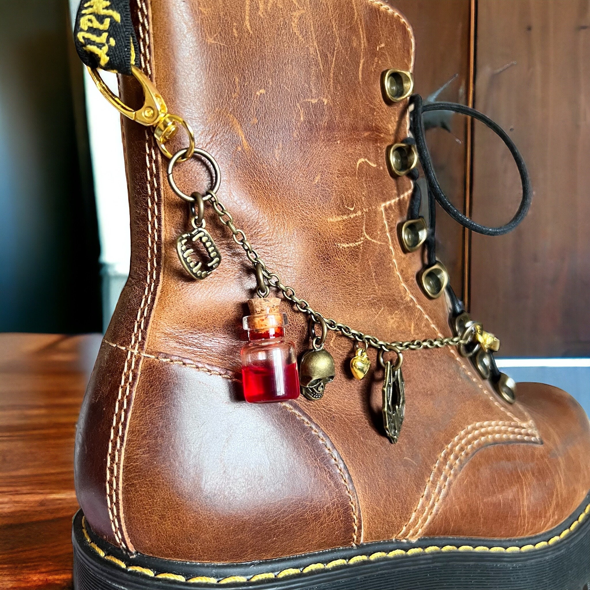 Vampire Boot Chain, Vampire Boot Charms, Vampire Charms, Blood, Vampire ...
