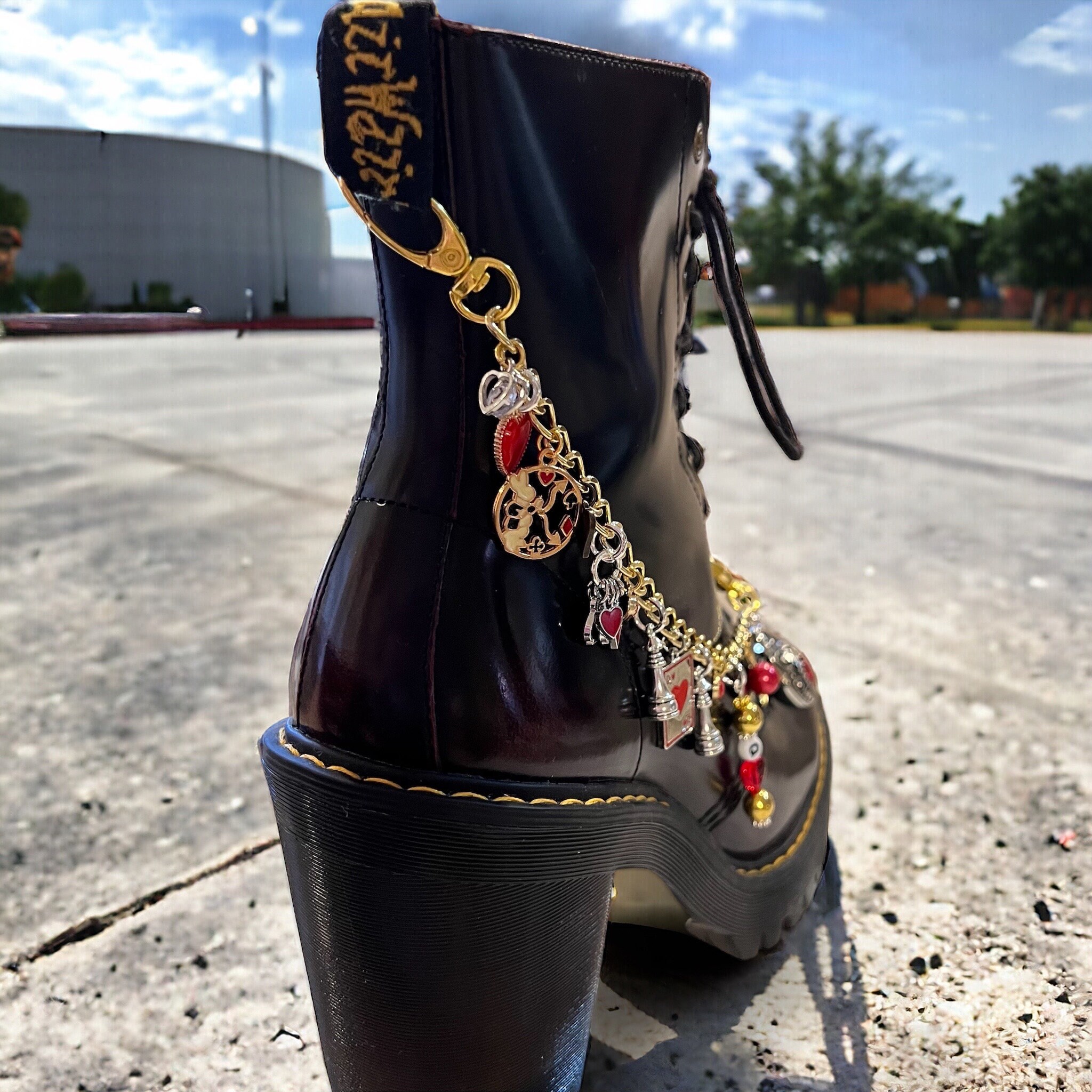 Alice in Wonderland, Boot Jewelry, Boot Accessory, Alice Boot, Doc ...