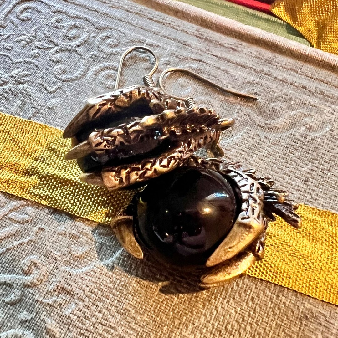 Dragon Claw, Dragon Claw Earring, Dragon Earring, Dragon Jewelry, DND ...