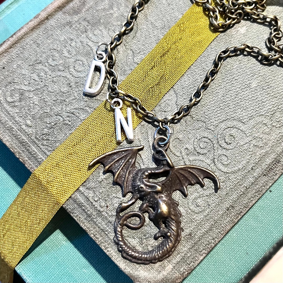 DND Necklace, DND Dragon, Dragon Pendant, DND Jewelry, Dnd Necklace ...