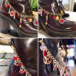 Alice in Wonderland, Boot Jewelry, Boot Accessory, Alice Boot, Doc ...