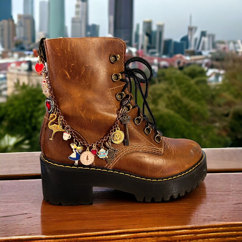 Alice in Wonderland, Boot Jewelry, Boot Accessory, Alice Boot, Doc ...