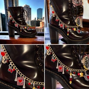 Alice in Wonderland, Boot Jewelry, Boot Accessory, Alice Boot, Doc ...