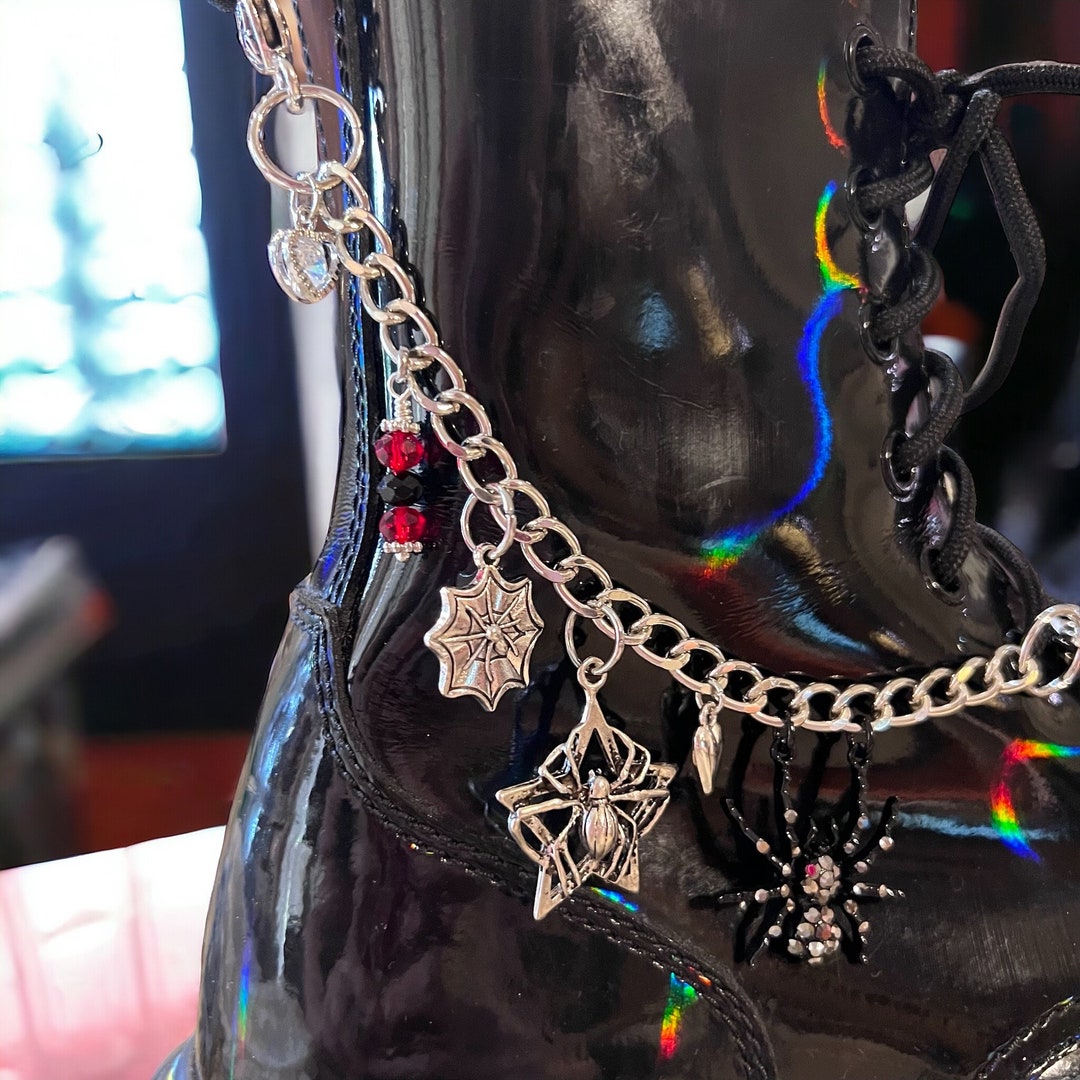 Goth Spider Boot Chain, Spider Boot Chain, Goth Chain, Boot Chain ...