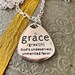 Grace Pendant Necklace. Faith Necklace. Give Grace Necklace, Faith ...