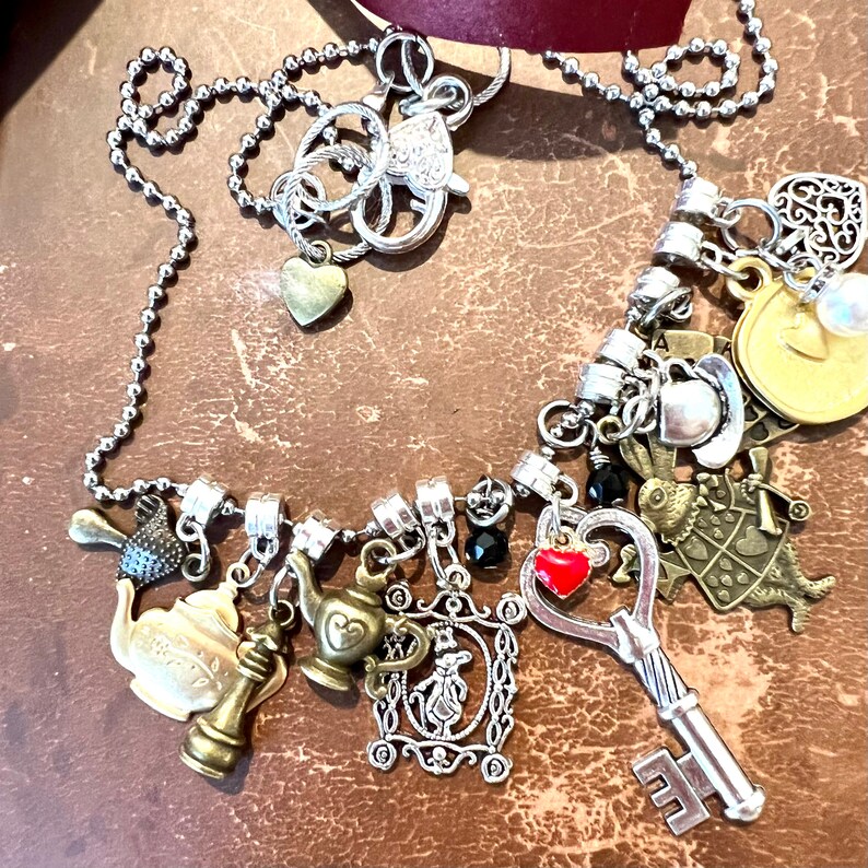 White Rabbit Necklace. Alice in Wonderland Jewelry. Wonderland - Etsy