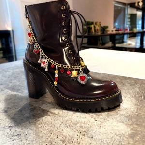 Alice in Wonderland, Boot Jewelry, Boot Accessory, Alice Boot, Doc ...