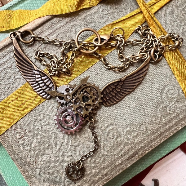 Clockwork Necklace - Etsy