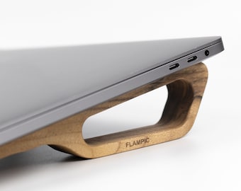 Laptop Stand Wood Laptop Riser for Desk - Etsy