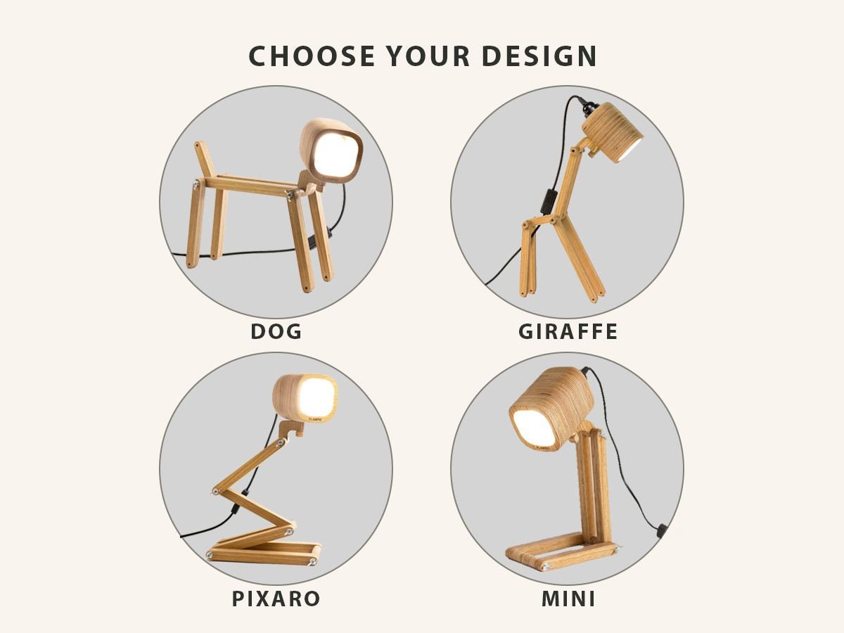Dog Lamp, Animal Nursery Decor, Montessori Furniture, Desk Lamp, Table ...