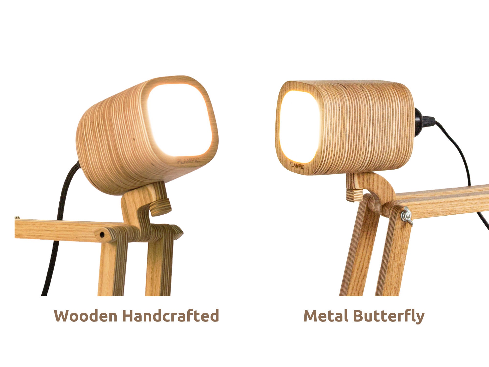 Desk Lamp Transformer 4 in 1 is Unique Wooden Lamp - Etsy