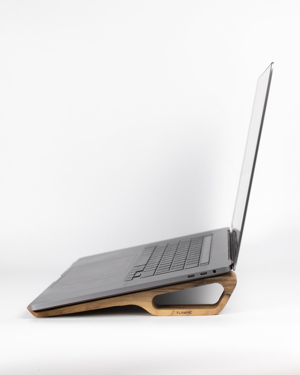 MacBook Wooden Laptop Stand Portable Laptop Display Stand - Etsy