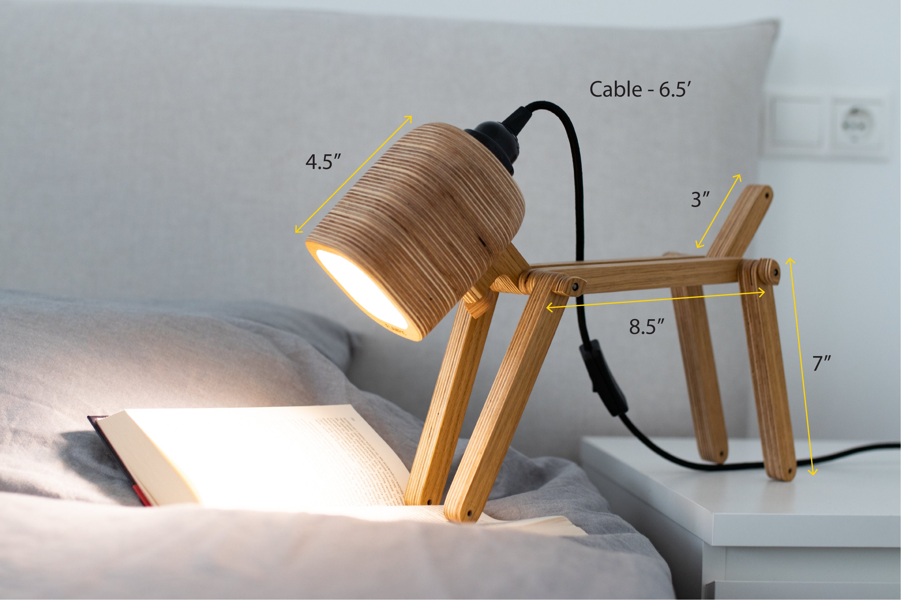 Gift for the Home, Dog Lamp, Desk Lamp, Table Lamp, Bedside Lamp ...