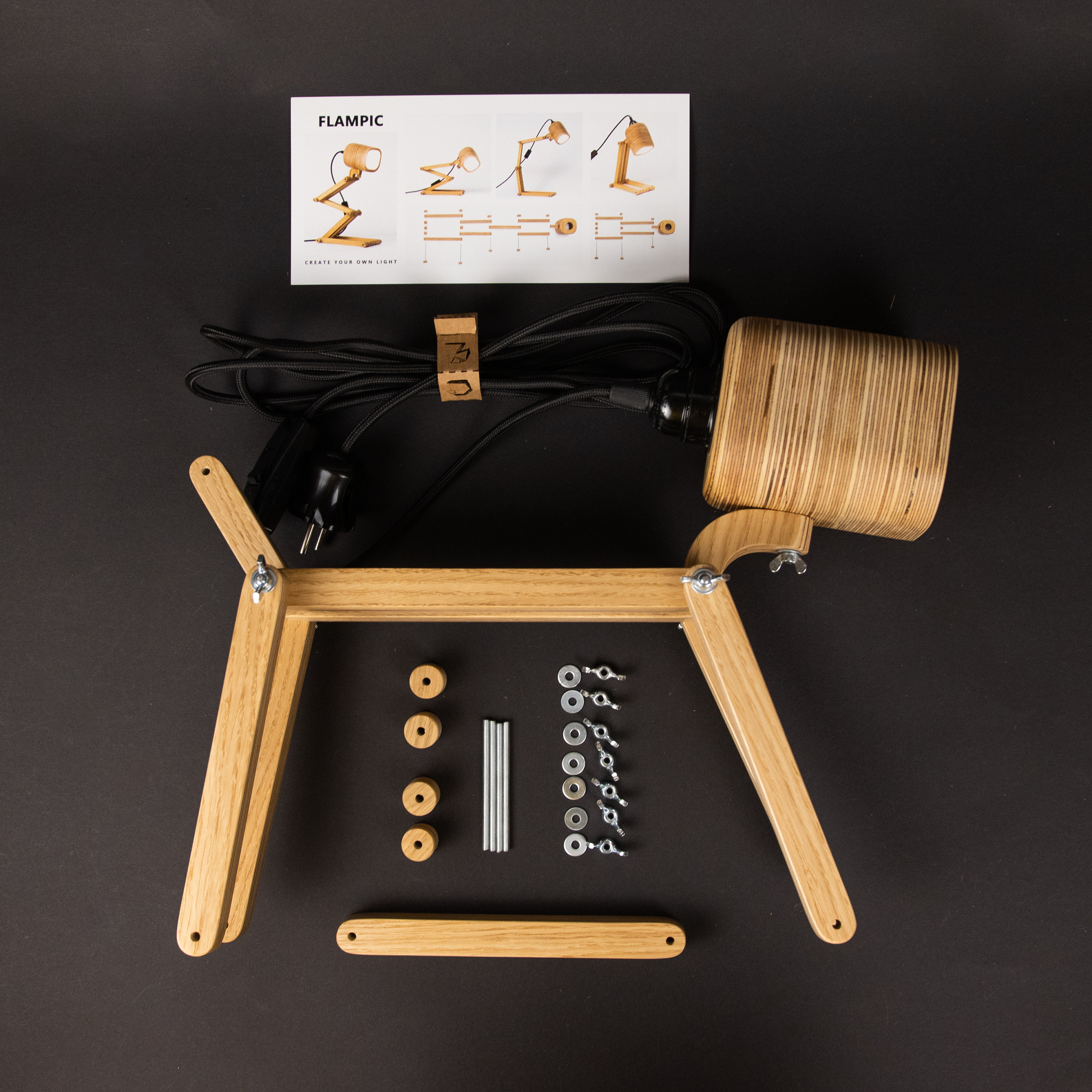 Desk Lamp Transformer 4 in 1 is Unique Wooden Lamp - Etsy