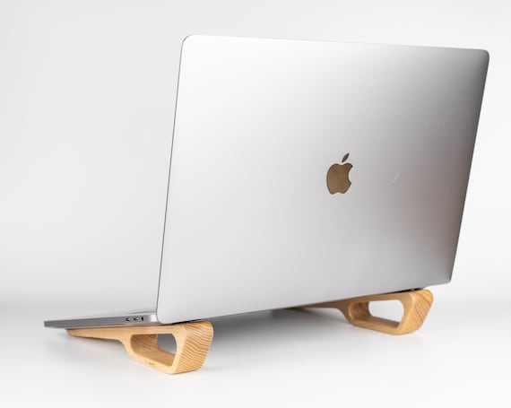 Macbook Wooden Laptop Stand Portable Laptop Display Stand - Etsy