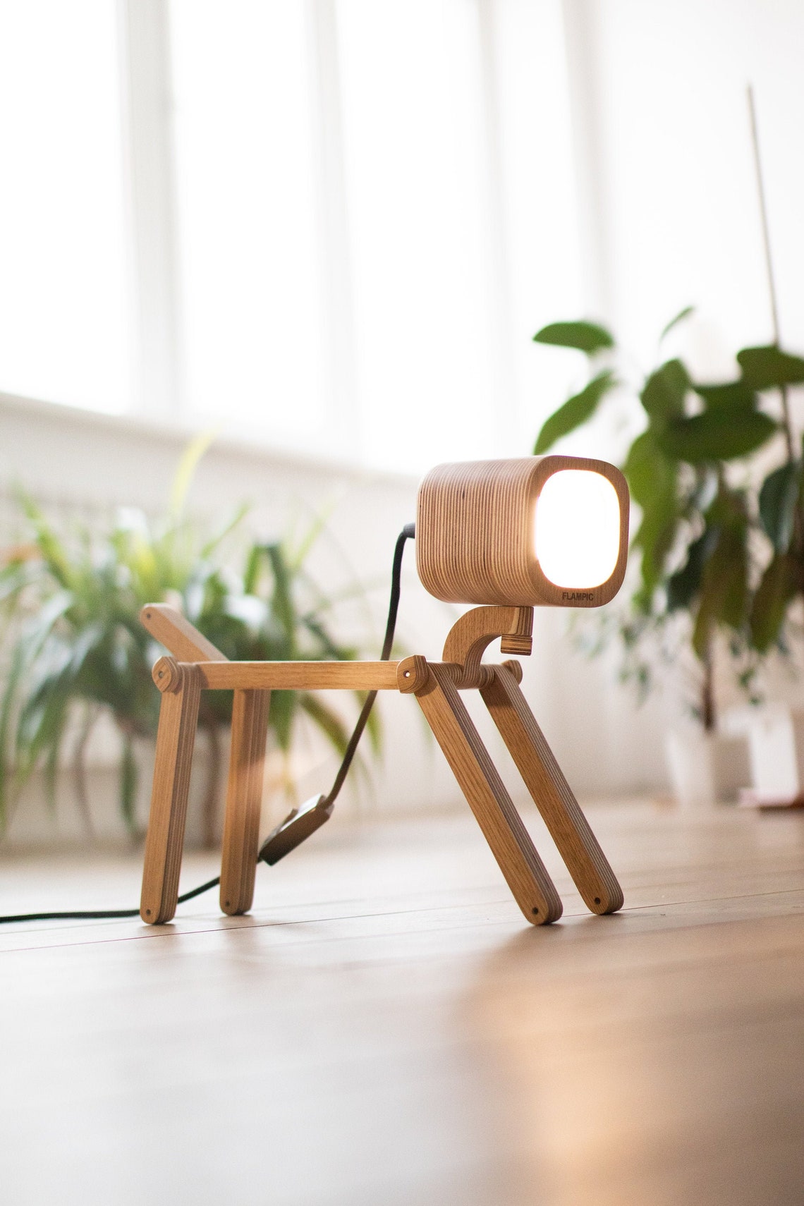 Dog Lamp Animal Nursery Decor Montessori Furniture Desk - Etsy