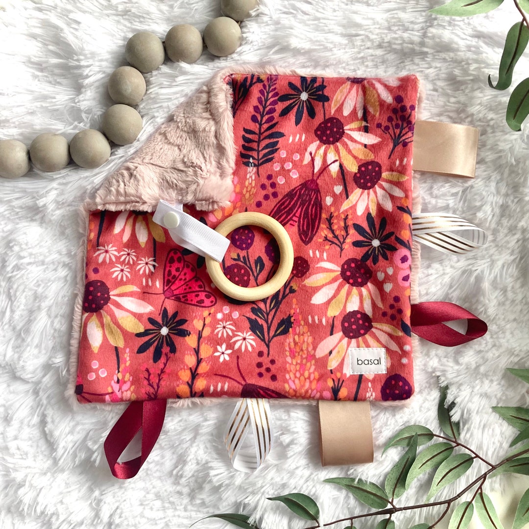 Paci Lovey- Pacifier Holder- Cuddle Minky Lovie- Baby Teether Lovie ...