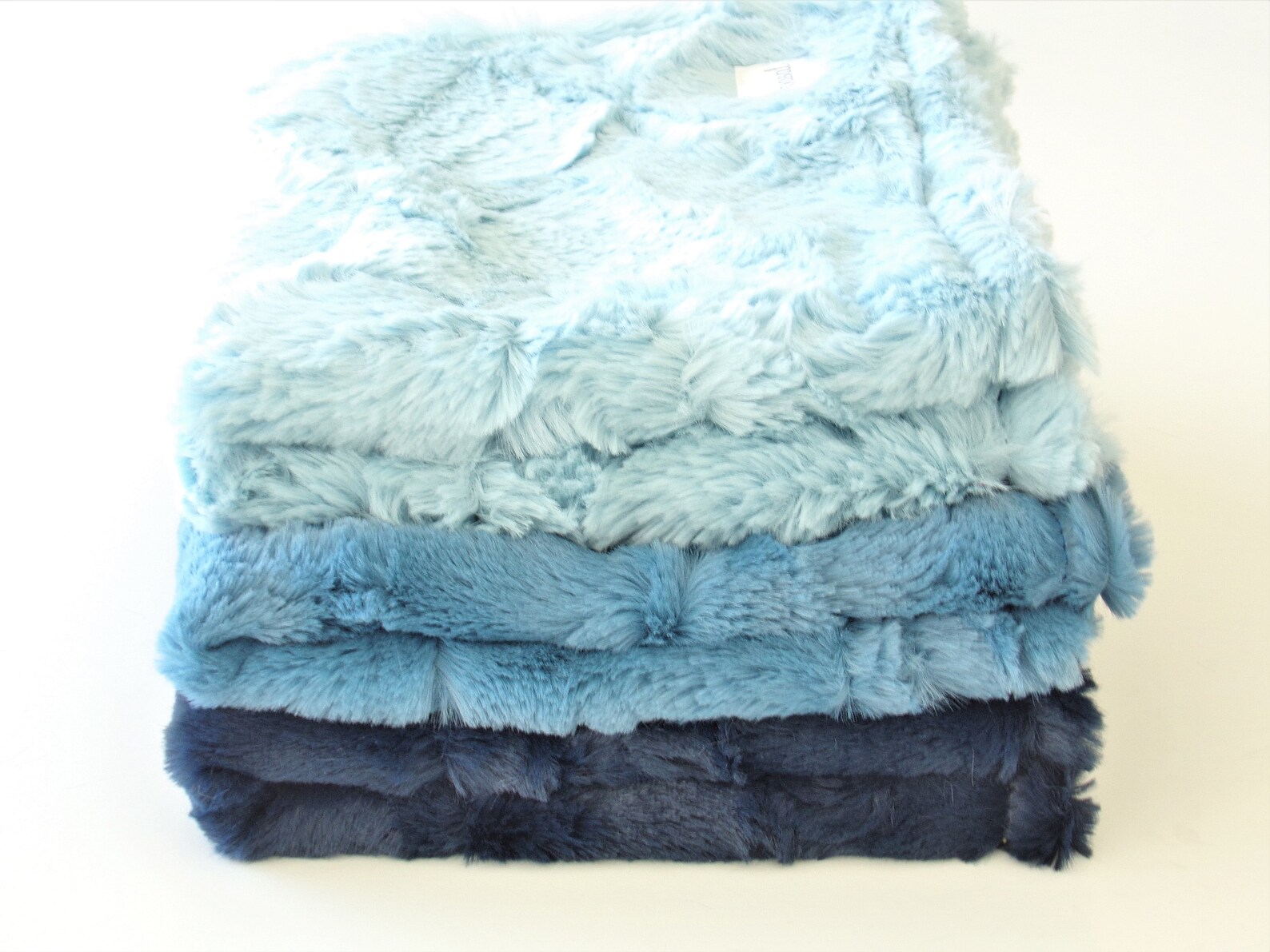 Minky Blanket Blue Double Minky Blanket Blue Lovey | Etsy