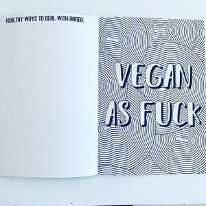 The Angry Vegan Colouring Book and Journal for Adults Vegan Activism ...