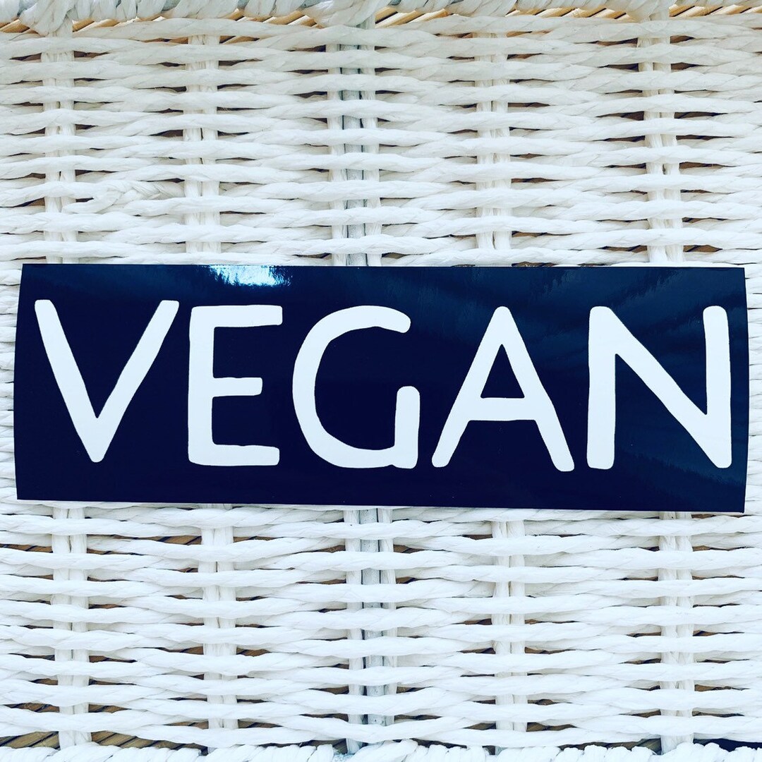 VEGAN - Car Window Cling Sticker. Vegan Car Sticker. - Etsy