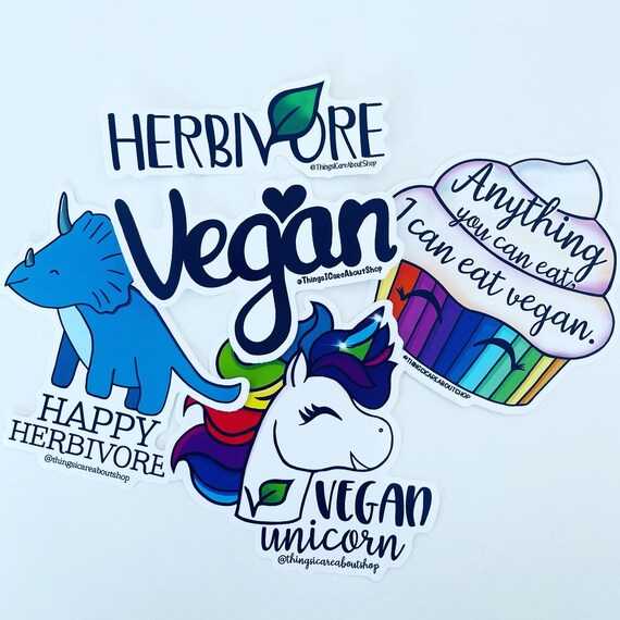 Decals & Skins Electronics & Accessories Vegan Stickers Granola ...