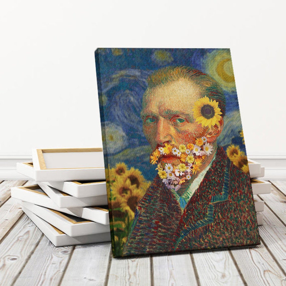 Van Gogh Flower Beard failunfailunmefailun - Etsy